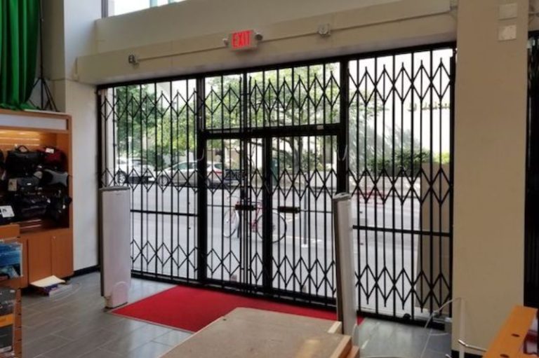 Custom Wrought Iron Scissor Gates - Artistic Iron Works