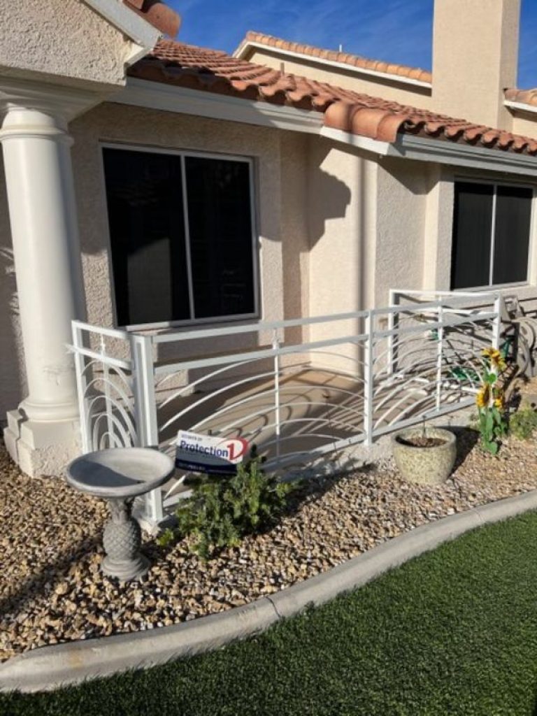 Custom Wrought Iron Exterior Railing Las Vegas - Artistic Iron Works