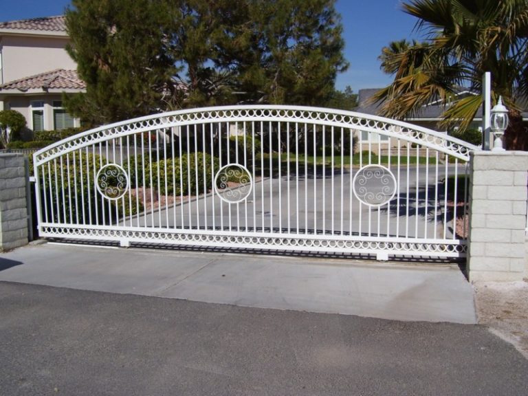 Custom Wrought Iron Rolling Gates Las Vegas - Artistic Iron Works