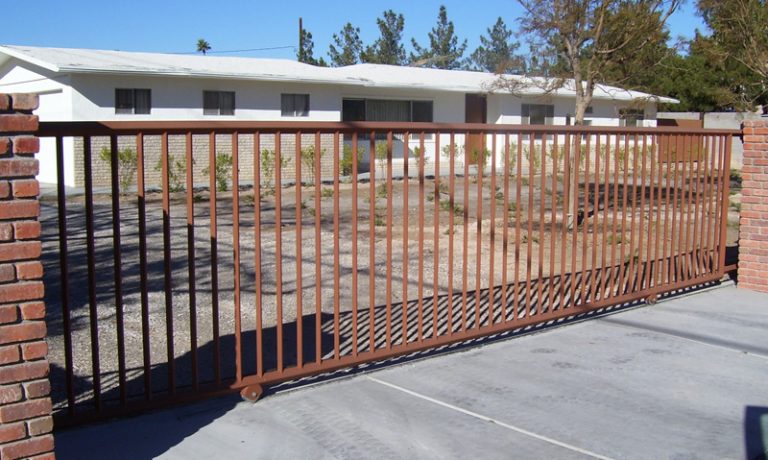 Custom Wrought Iron Rolling Gates Las Vegas - Artistic Iron Works