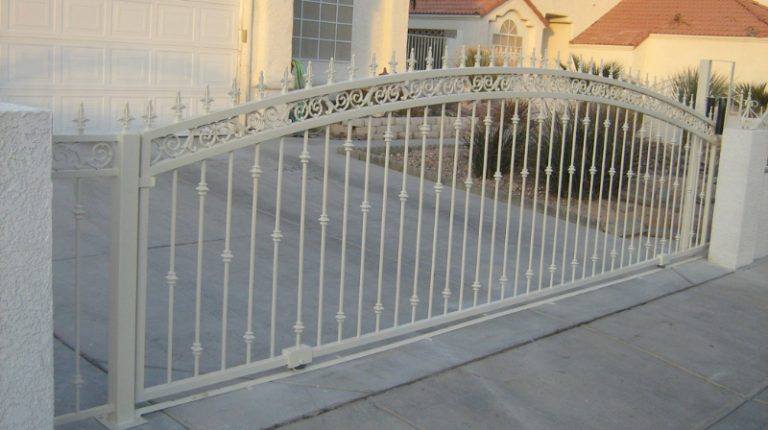 Custom Wrought Iron Rolling Gates Las Vegas - Artistic Iron Works