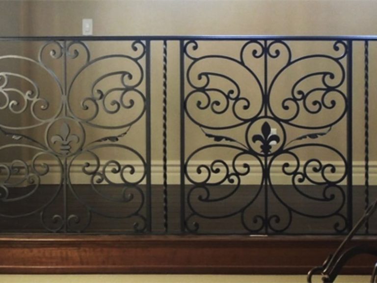 Custom Wrought Iron Interior Railing Las Vegas - Artistic Iron Works