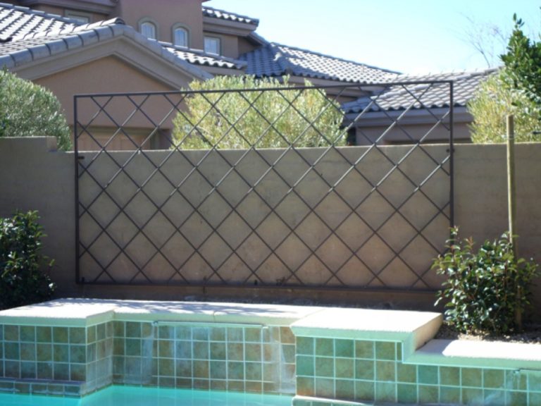 Wrought Iron Garden Trellises Las Vegas - Artistic Iron Works