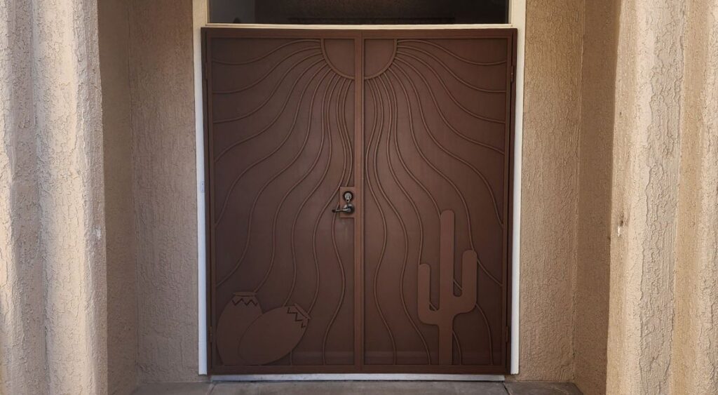 Combining Custom Metal Work With Your Security Door - Artistic Iron Works